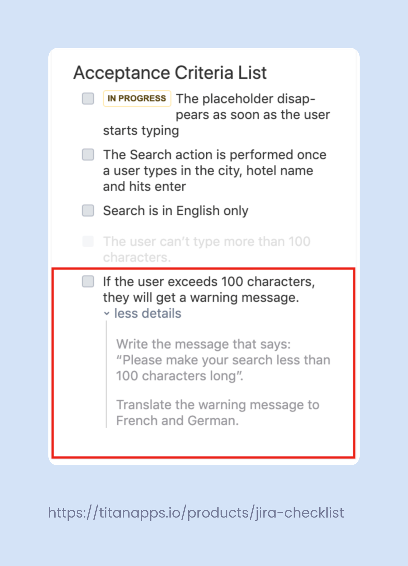 Definition of Done in Jira with Examples | TitanApps Blog