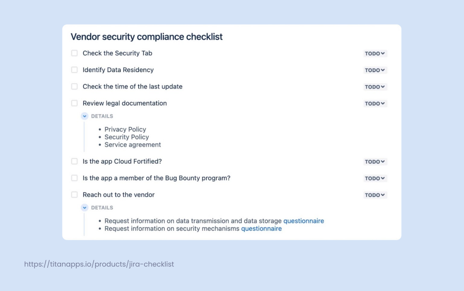 Jira Security Questionnaire For Marketplace Apps