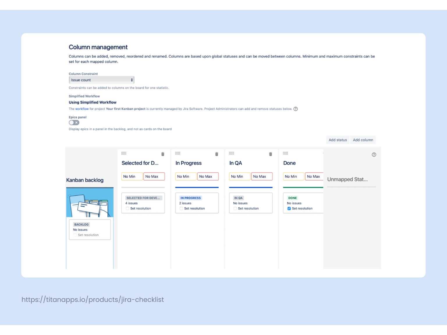 How to Manage Your Backlog in Jira [2025] | Smart Checklist Blog
