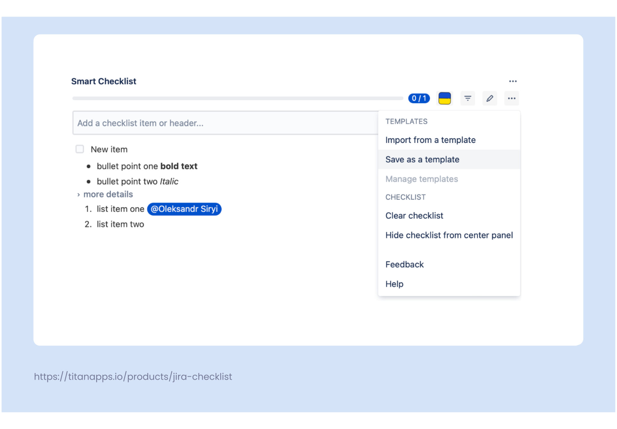 How To Automatically Add Checklists To Your Jira Titanapps Blog