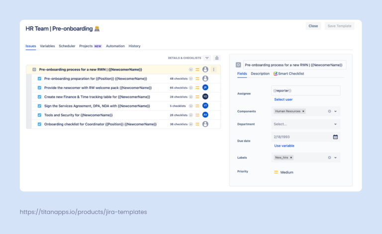 How to Automate Jira Processes with Smart Checklists & Smart Templates ...