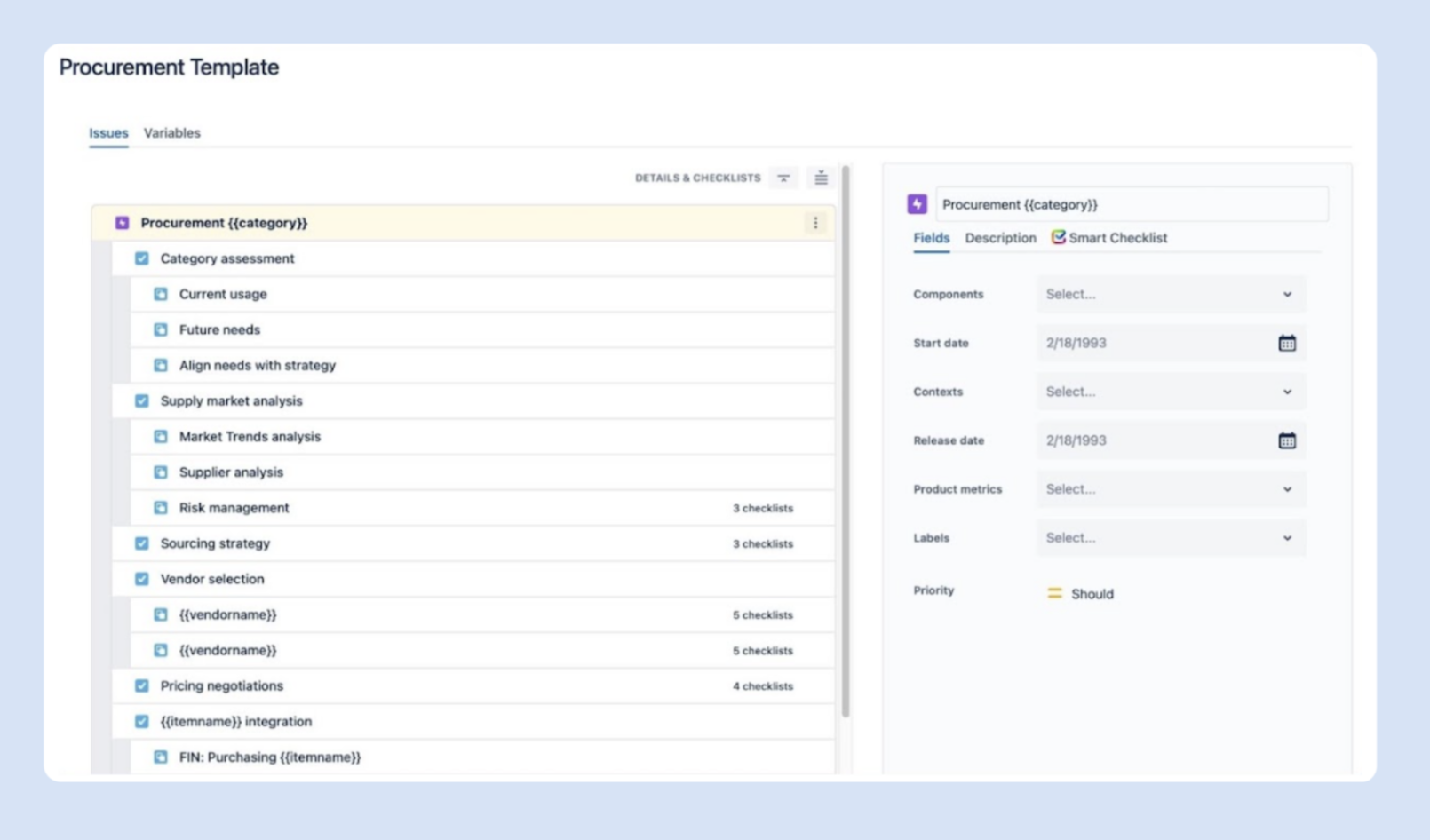 Free Procurement Template for Jira | TitanApps blog